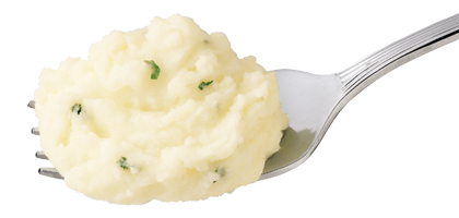 Roasted Garlic Flavored Mashed Potatoes Package